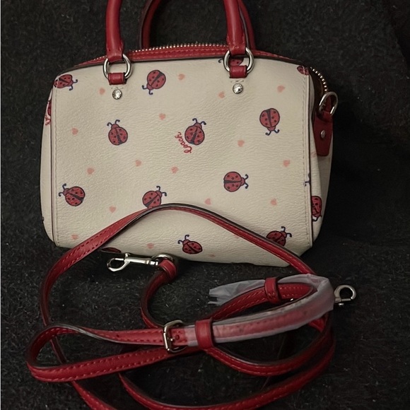 Coach | Bags | Nwots Coach Ladybug Mini Camera Bag Cross Body Purse Red ...